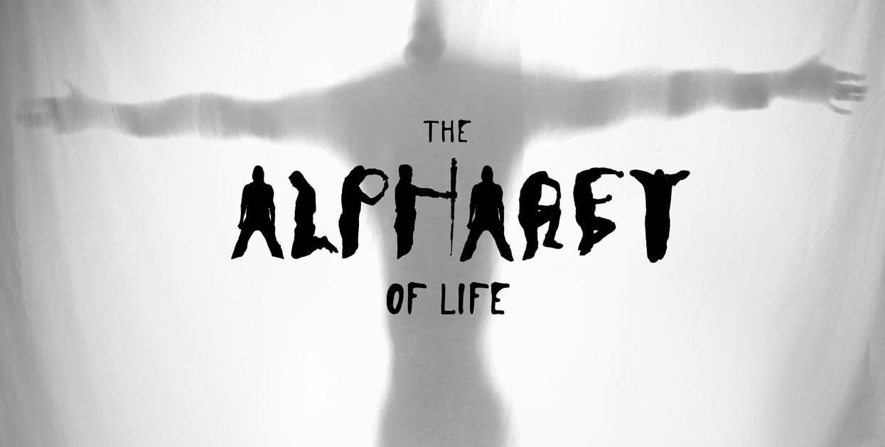 The Alphabet of Life, an experimental project with people letters