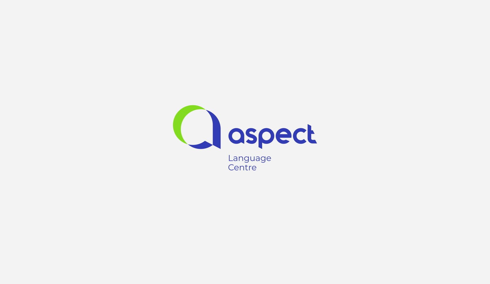 Aspect Language Centre brand identity by NUMZ Graphics